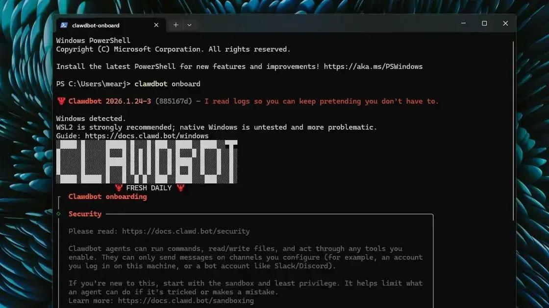 Como instalar o Clawdbot (MoltBot) facilmente no Windows